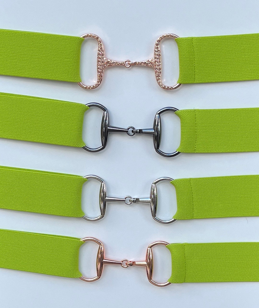 2 Inch LIME Belt- Equestrian Belt - Bit Buckle With Matching Slider - Etsy