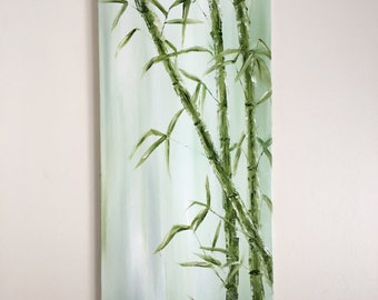 Bamboo painting | Etsy