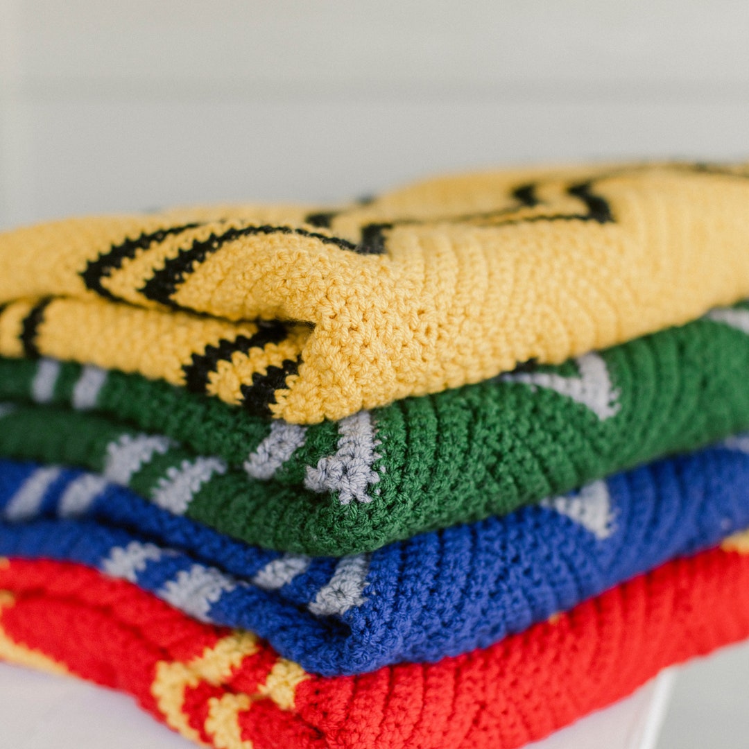 Harry Potter Gift, Harry Potter Blanket, Baby Blanket Crochet, Wizard ...