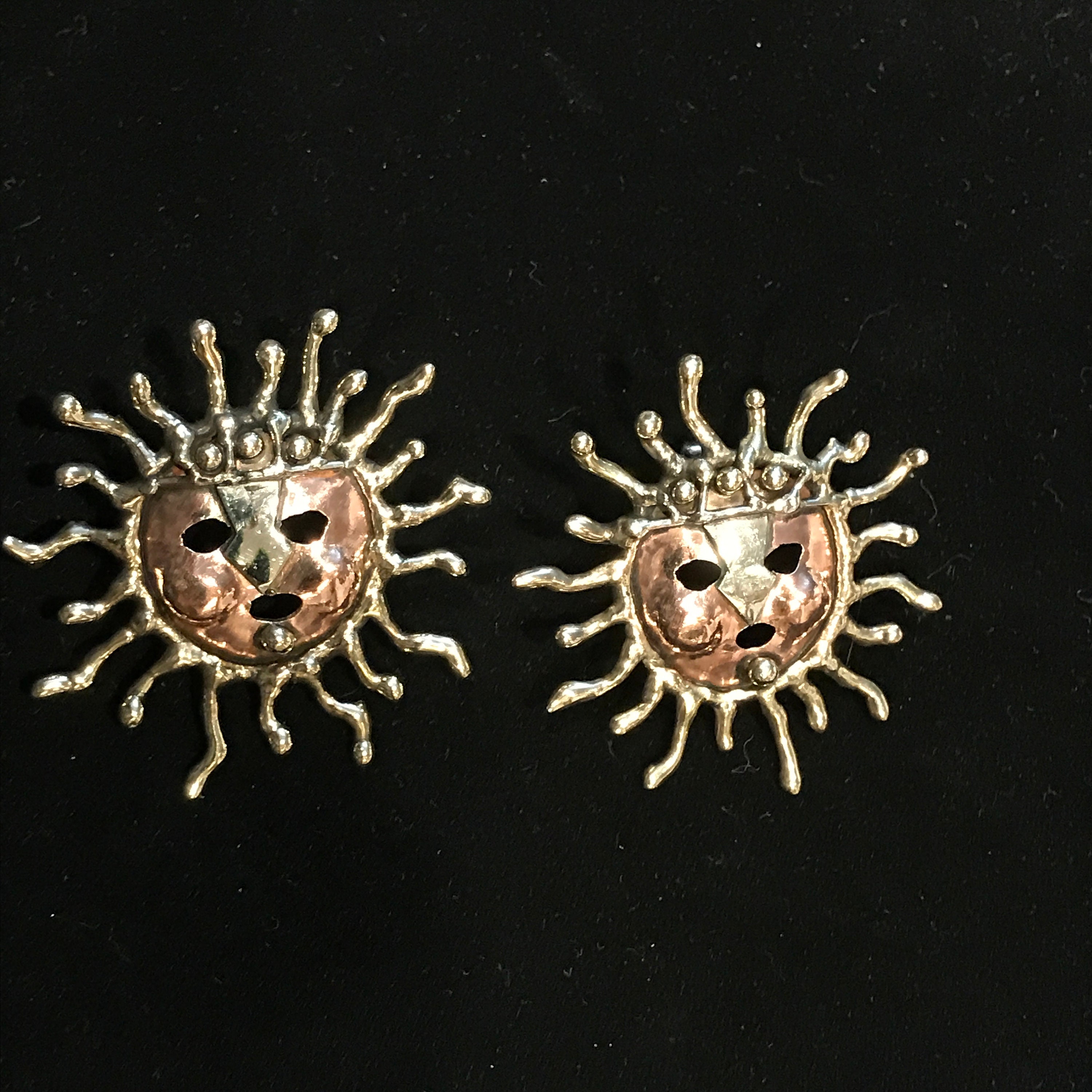 Vintage, Wheeler Manufacturing Copper Earrings - Etsy