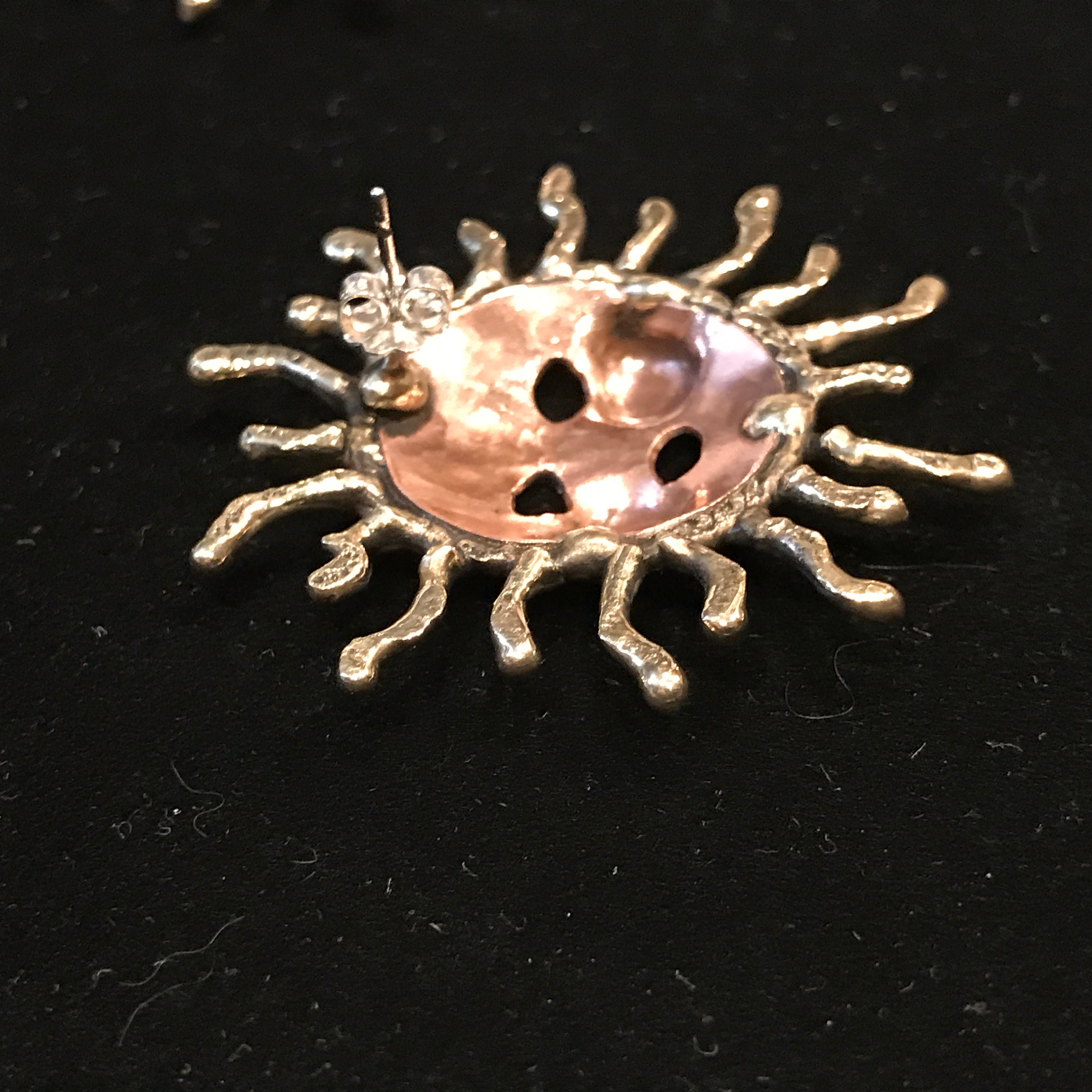 Vintage, Wheeler Manufacturing Copper Earrings - Etsy