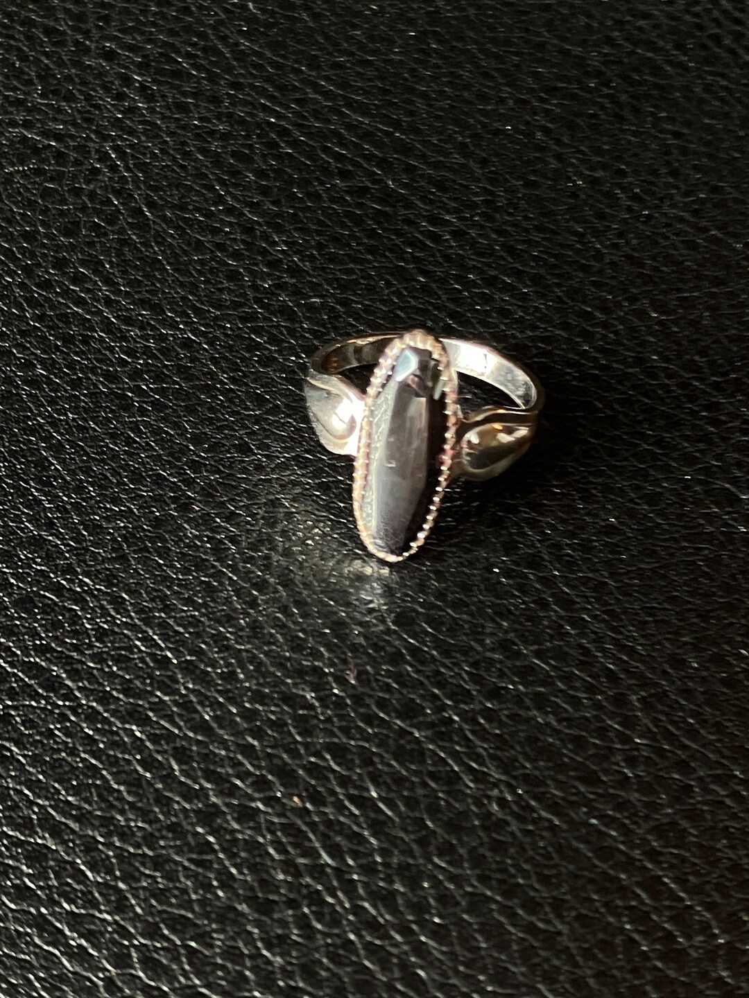 Vintage - Ladies Sterling Silver Ring With Stone - Etsy