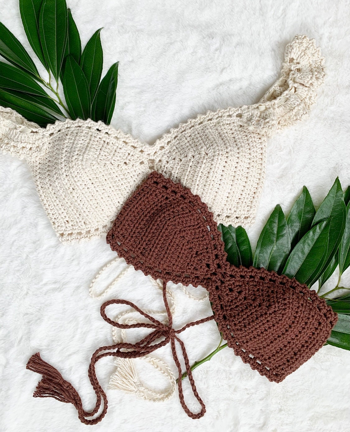 PDF Jungle Jane Bandeau Top Pattern size Medium Crochet Bandeau Top ...