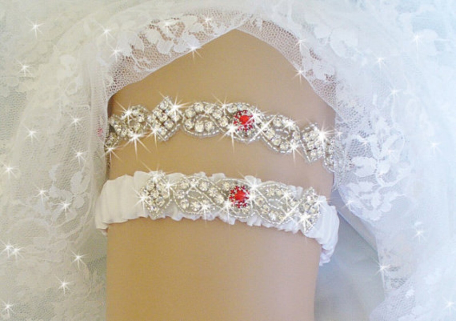 Rhinestone Garter Wedding Garter Garters Wedding Gown - Etsy