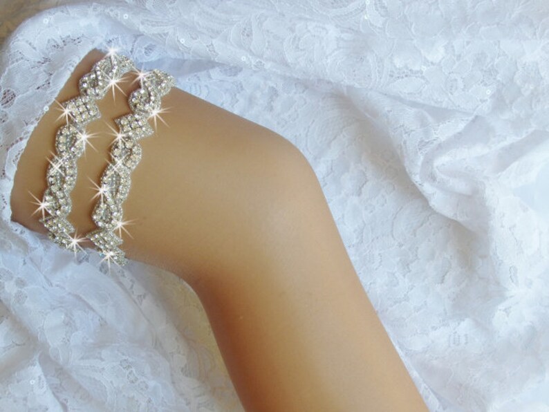 Sparkle Wedding Garter Sparkle Garter Sparkle Wedding | Etsy