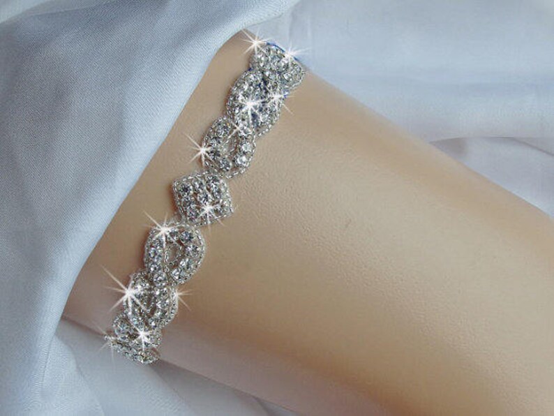 Red Wedding Garter, Red Bridal Garter, Rhinestone Garter Set, Crystal ...