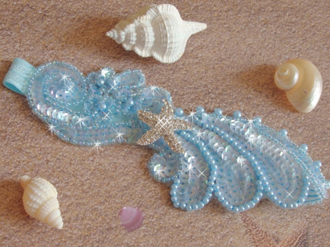 Under the Sea Beach Garter, Rhinestone Starfish Garter, Something Blue ...
