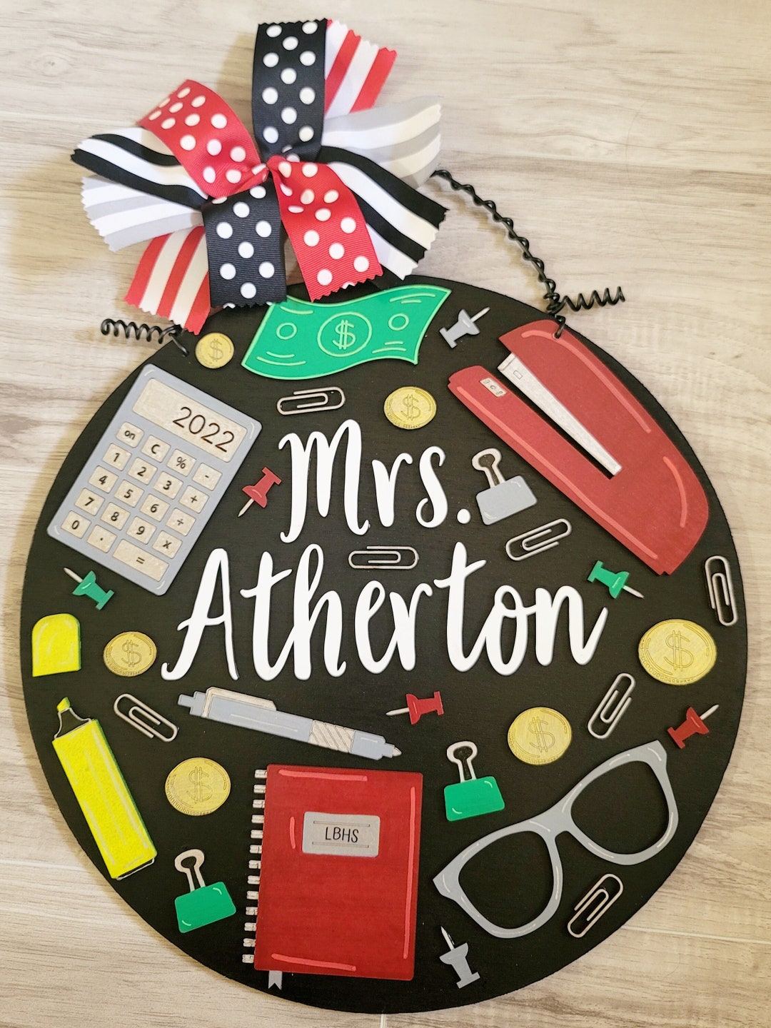 Office Door Hanger - Accountant, Bookkeeper Sign- CUSTOMIZE YOURS! - Etsy