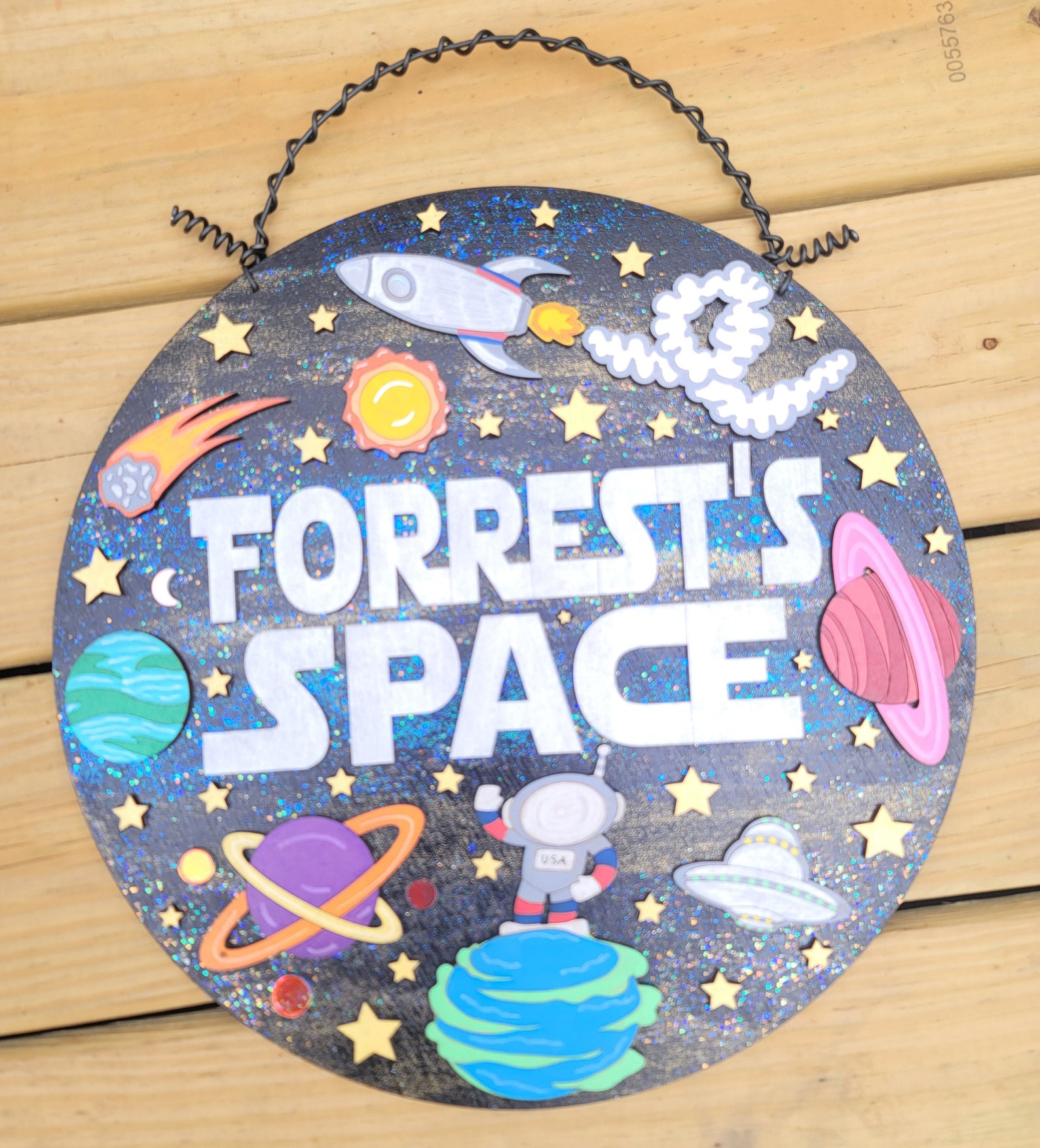 Customized Space Themed Sign - Laser Cut - Teacher Sign - Classroom ...