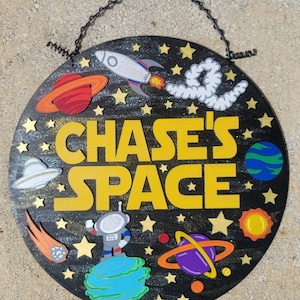 Customized Space Themed Sign - Laser Cut - Teacher Sign - Classroom ...