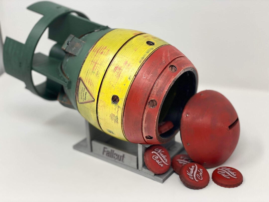 Fallout Inspired 3D Printed Mini Nuke W/ Stand. - Etsy