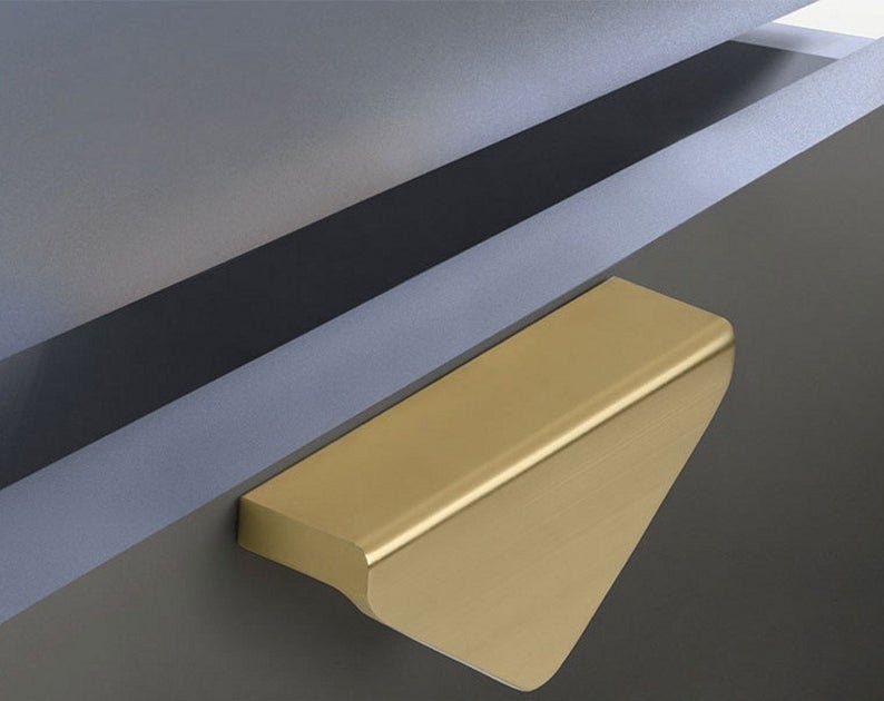 2.5 Black Triangle Handles Door Handle Drawer Pulls Knob - Etsy