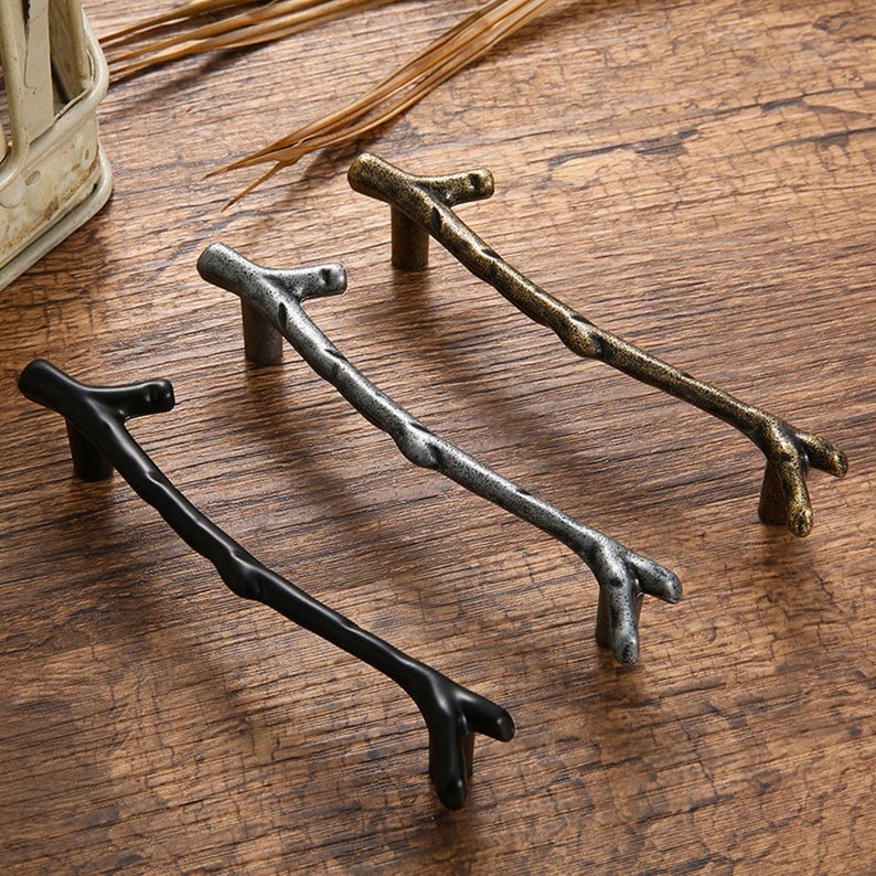 3.75 5 Branch Handles Knobs Door Handle Drawer - Etsy