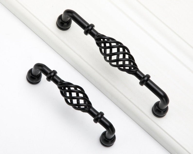 3.75 5 Vintage Cage Drawer Handles Knobs Pulls | Etsy