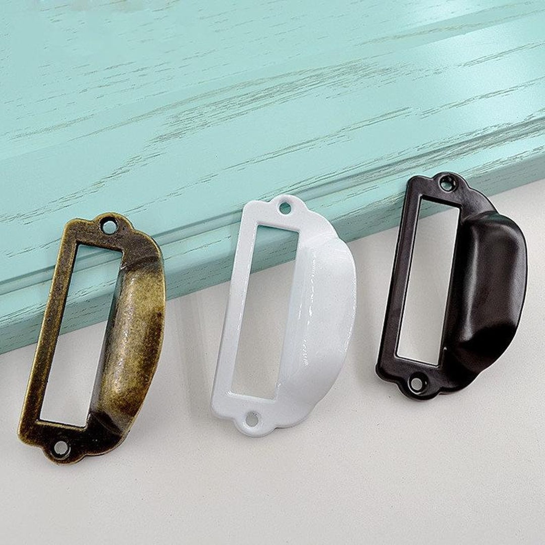 Label Box Handle Vintage Door Handles Pulls Drawer Handles Pulls Knobs ...