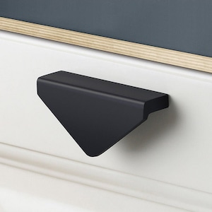 2.5" Black Triangle Handles Door Handle Drawer Pulls Knob Gold Dresser ...
