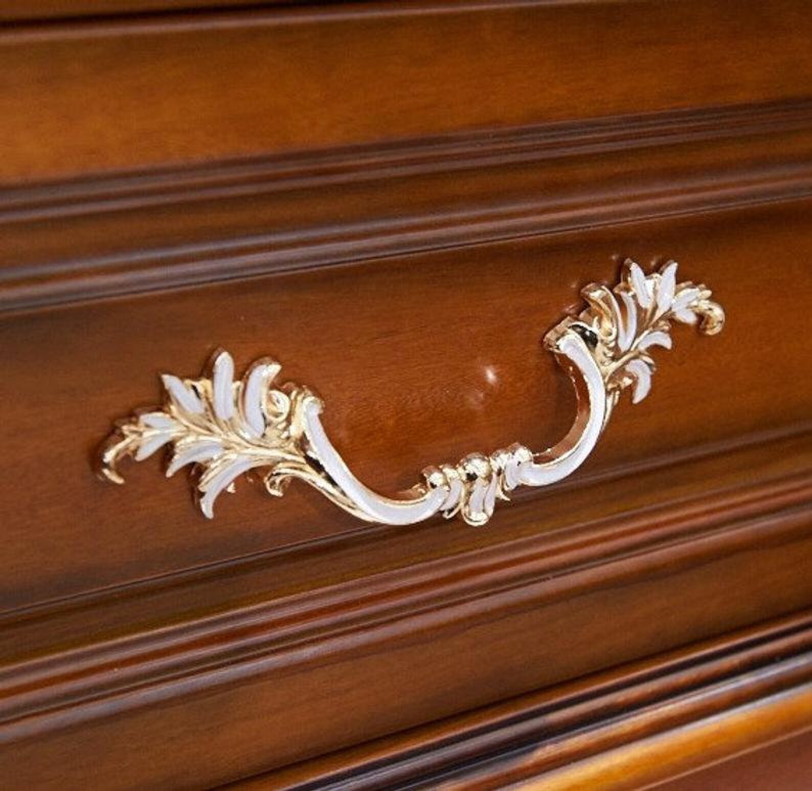 2.5" 3.75" Carving Door Handle Pull Drawer Handles Pulls Knob Dresser ...