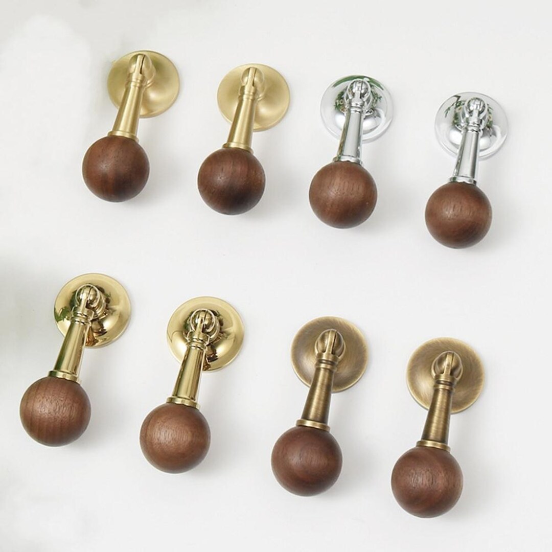 Brass Drop Pulls Wood Pendant Pulls Door Knobs Handles Drawer Pulls ...