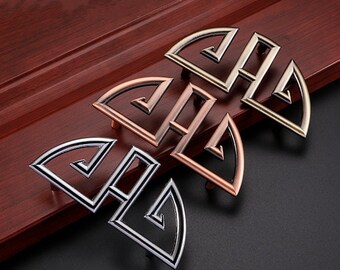 2.5 Black Triangle Handles Door Handle Drawer Pulls Knob - Etsy