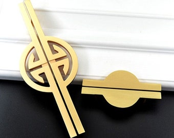 2.5 Black Triangle Handles Door Handle Drawer Pulls Knob - Etsy