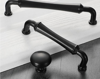 2.5 Black Triangle Handles Door Handle Drawer Pulls Knob - Etsy