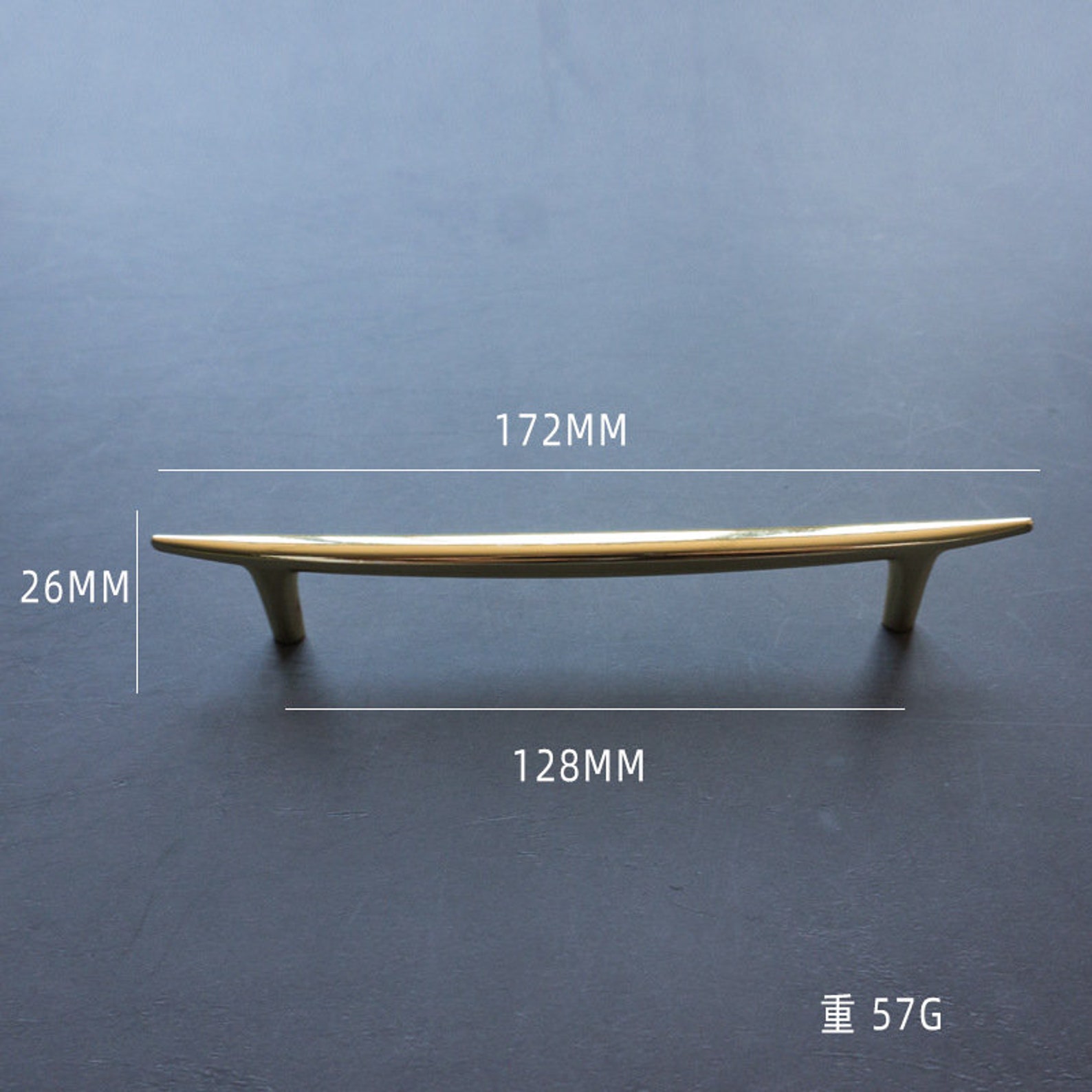 Gold Door Handle Drawer Knobs Handles Kitchen Cabinet Handles Modern ...