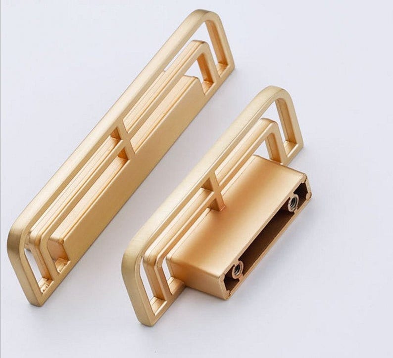 1.25 2.5 3.75 Vintage Gold Drawer Handles - Etsy