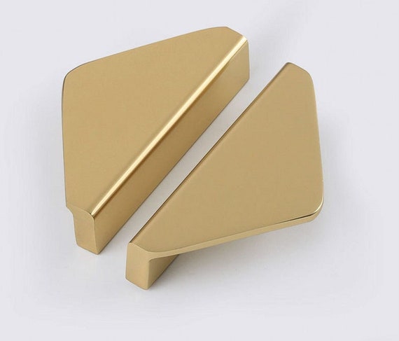 2.5 Black Triangle Handles Door Handle Drawer Pulls Knob - Etsy
