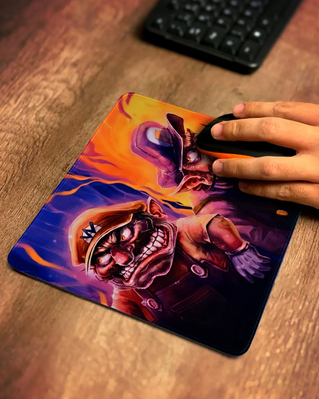 Wario Waluigi - Mouse Pad (30cm X 25cm) - Etsy