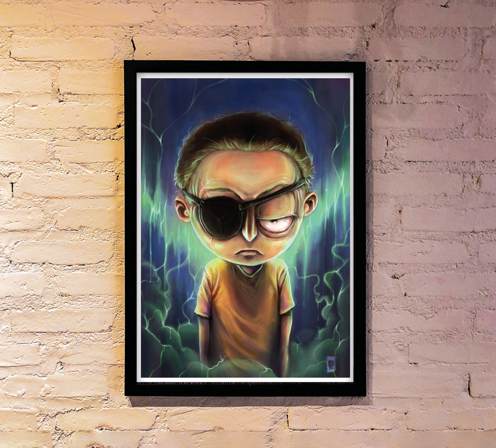 Evil Morty - A3 Poster Print - Rick and Morty Illustration - Etsy