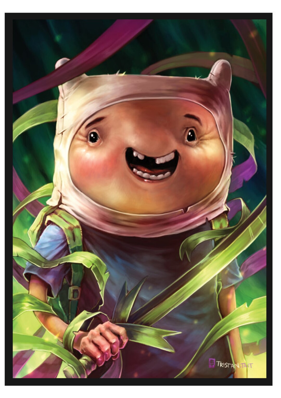 Finn - A3 Poster Print - Adventure Time Illustration - Etsy