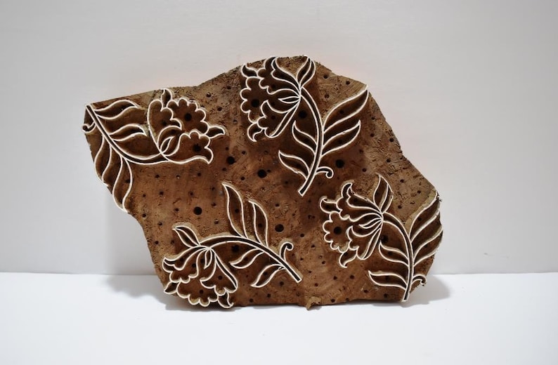 Indian Hand Carved Wooden Printing Blocks Wooden Printing - Etsy