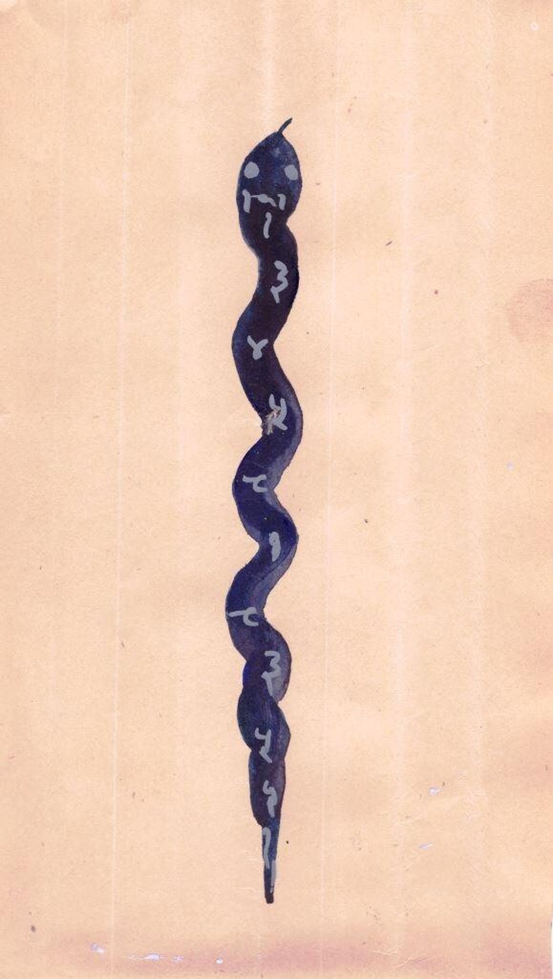 Snake Painting Snake Tantra Painting 1980's Neo Tantric Art - Etsy