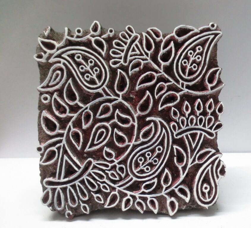 Buy Indian Hand Carved Wooden Printing Blocks Wooden Printing Online in ...