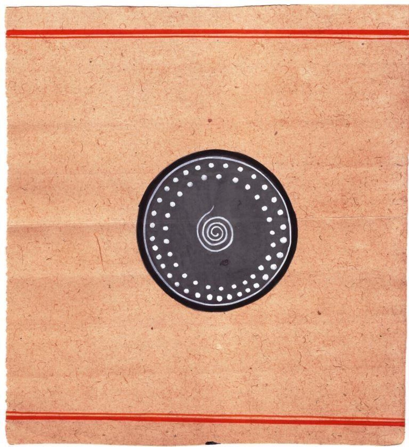 Vintage 1980's Indian Tantra Painting on Old Paper Tantra Tantric Art ...
