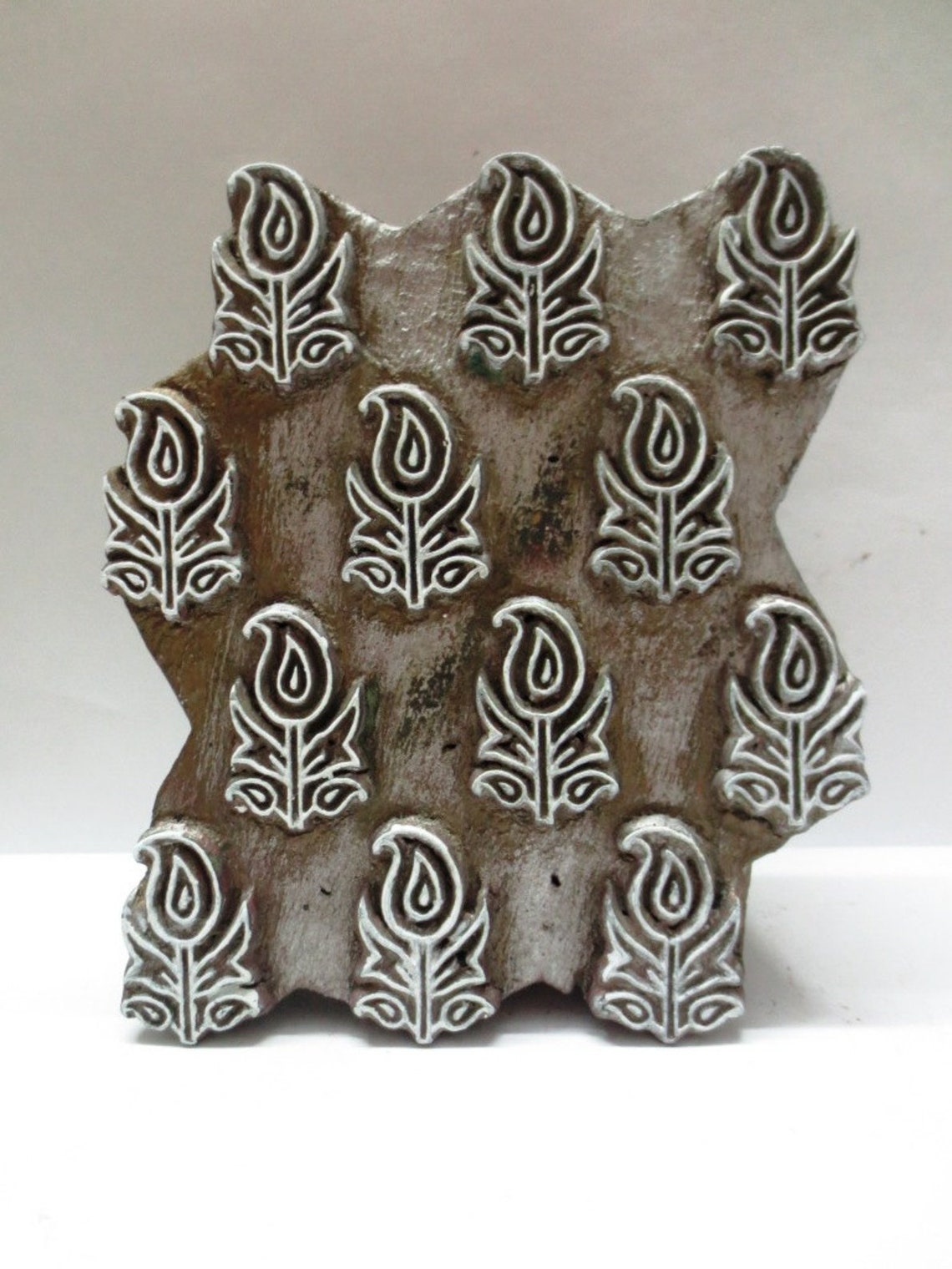 Indian Wooden Hand Carved Textile Printing Fabric Block / - Etsy