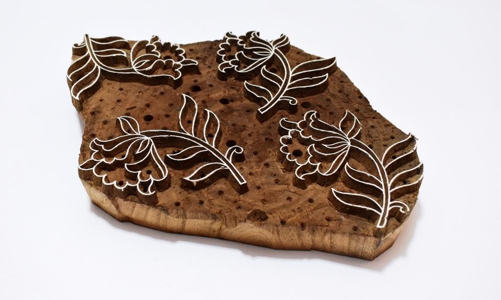 Indian Hand Carved Wooden Printing Blocks Wooden Printing - Etsy