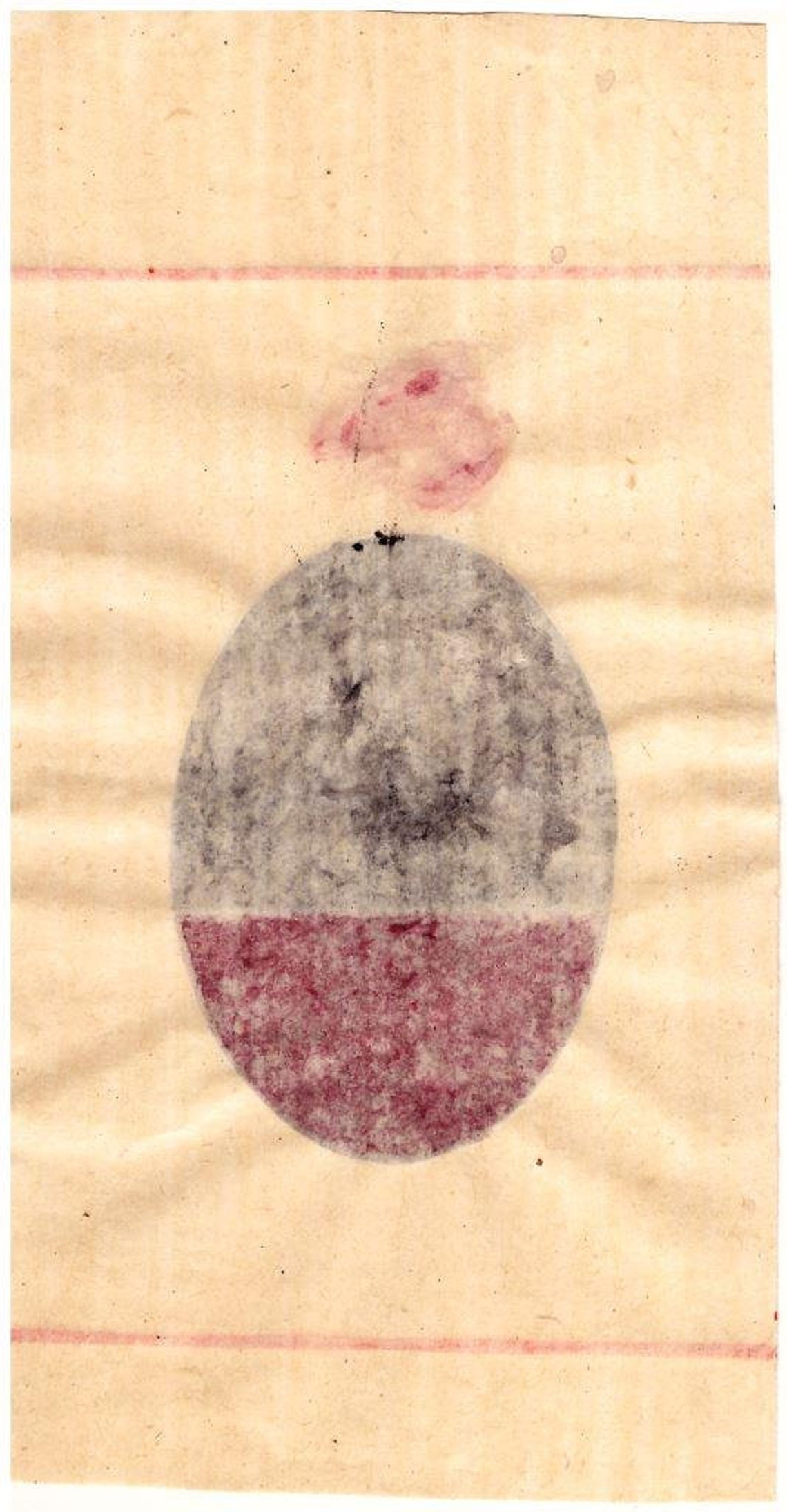 Vintage 1980's Indian Tantra Painting on Old Paper of Tantra Tantric ...