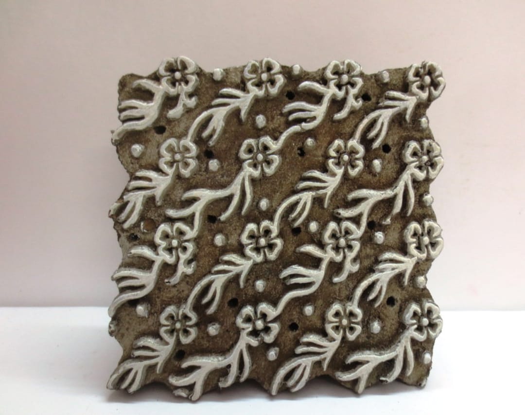 Indian Wooden Block Design Hand Carved Block Print Wood Stamps Wooden ...