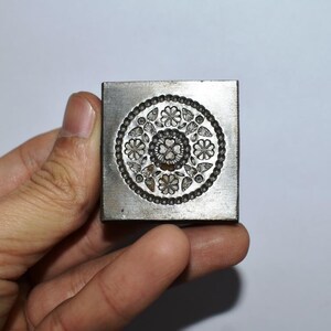 Indian Iron Jewelry Making Tool Mould Stamp Dye Wax Seal Smithing Tool ...