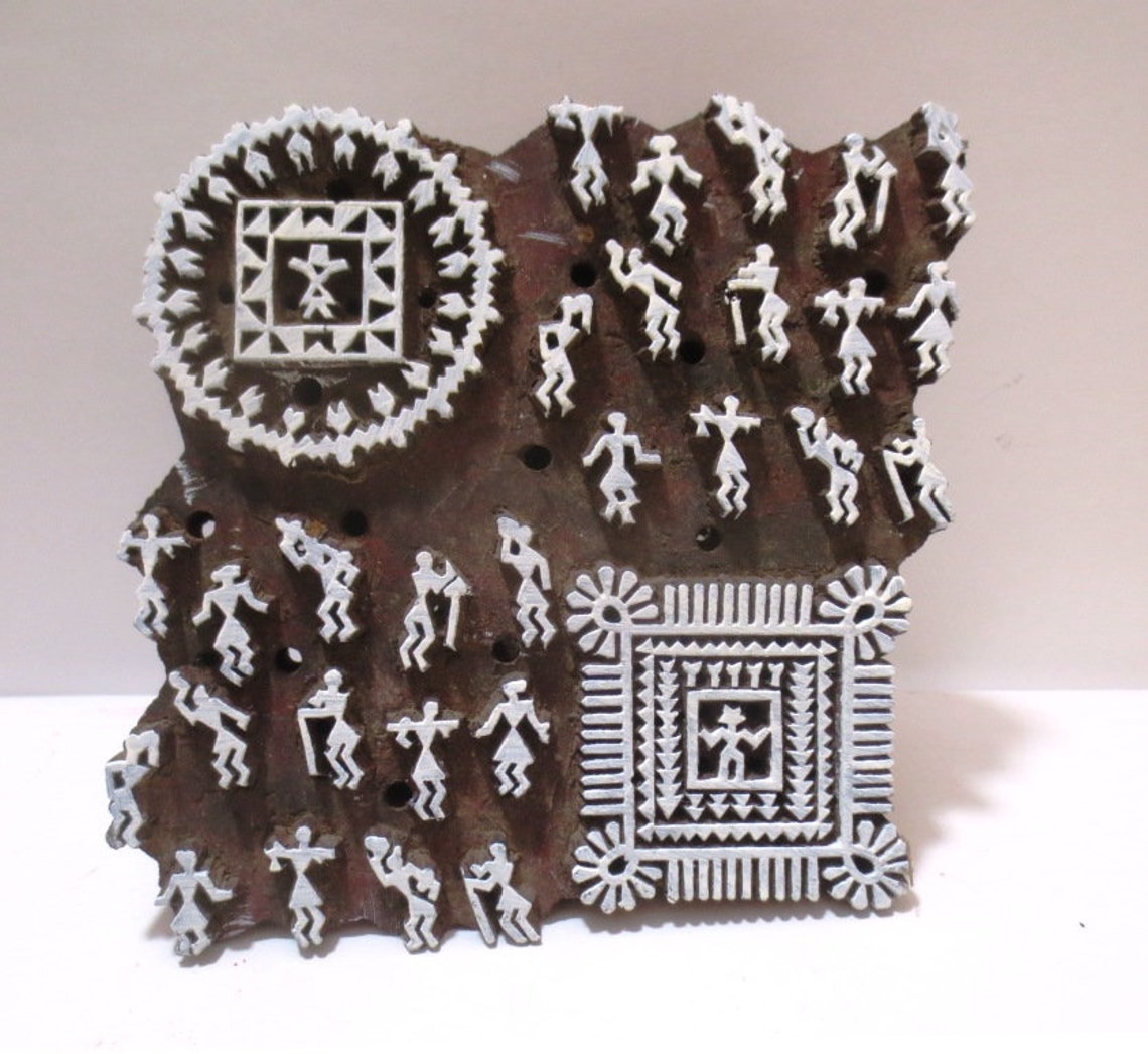 Indian Hand Carved Wooden Printing Blocks Wooden Printing Stamps ...