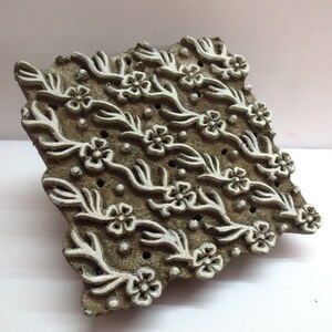 Indian Wooden Block Design Hand Carved Block Print Wood Stamps Wooden ...