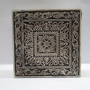 Hand Block Design Indian Wooden Hand Carved Textile Printing Fabric ...