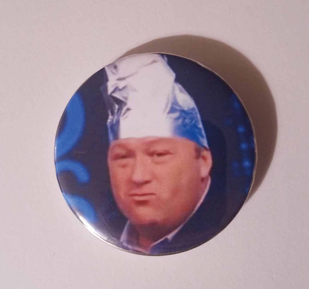 Alex Jones Tin Foil Hat Latge 2.25 Inch Pinback Button - Etsy
