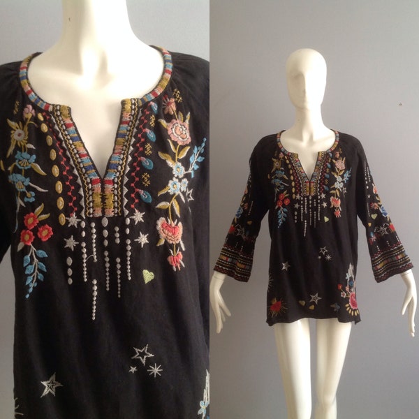 Embroidered Tunic - Etsy