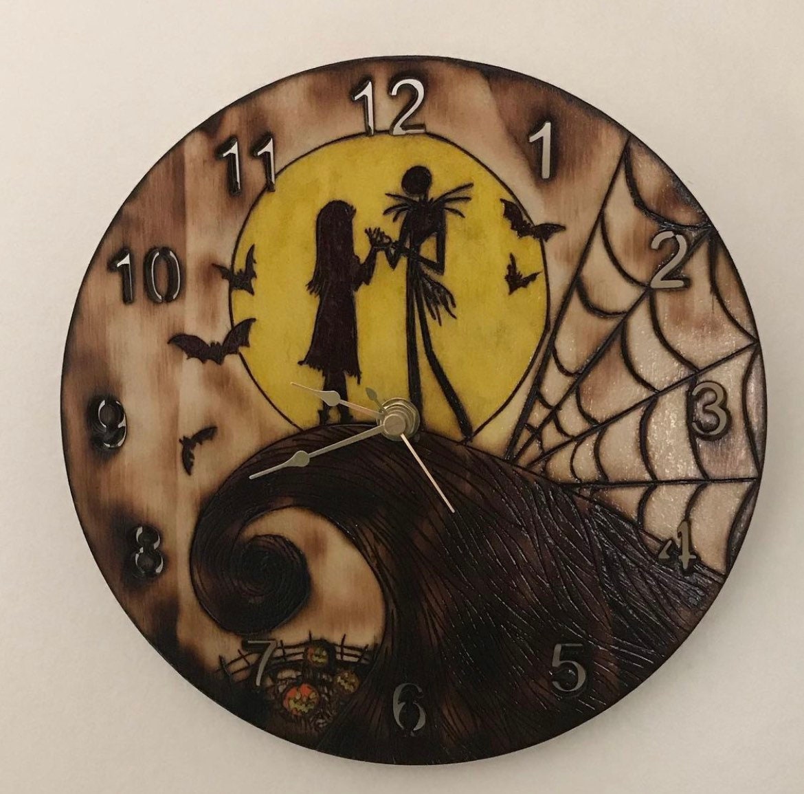 Nightmare Before Christmas Clock - Etsy