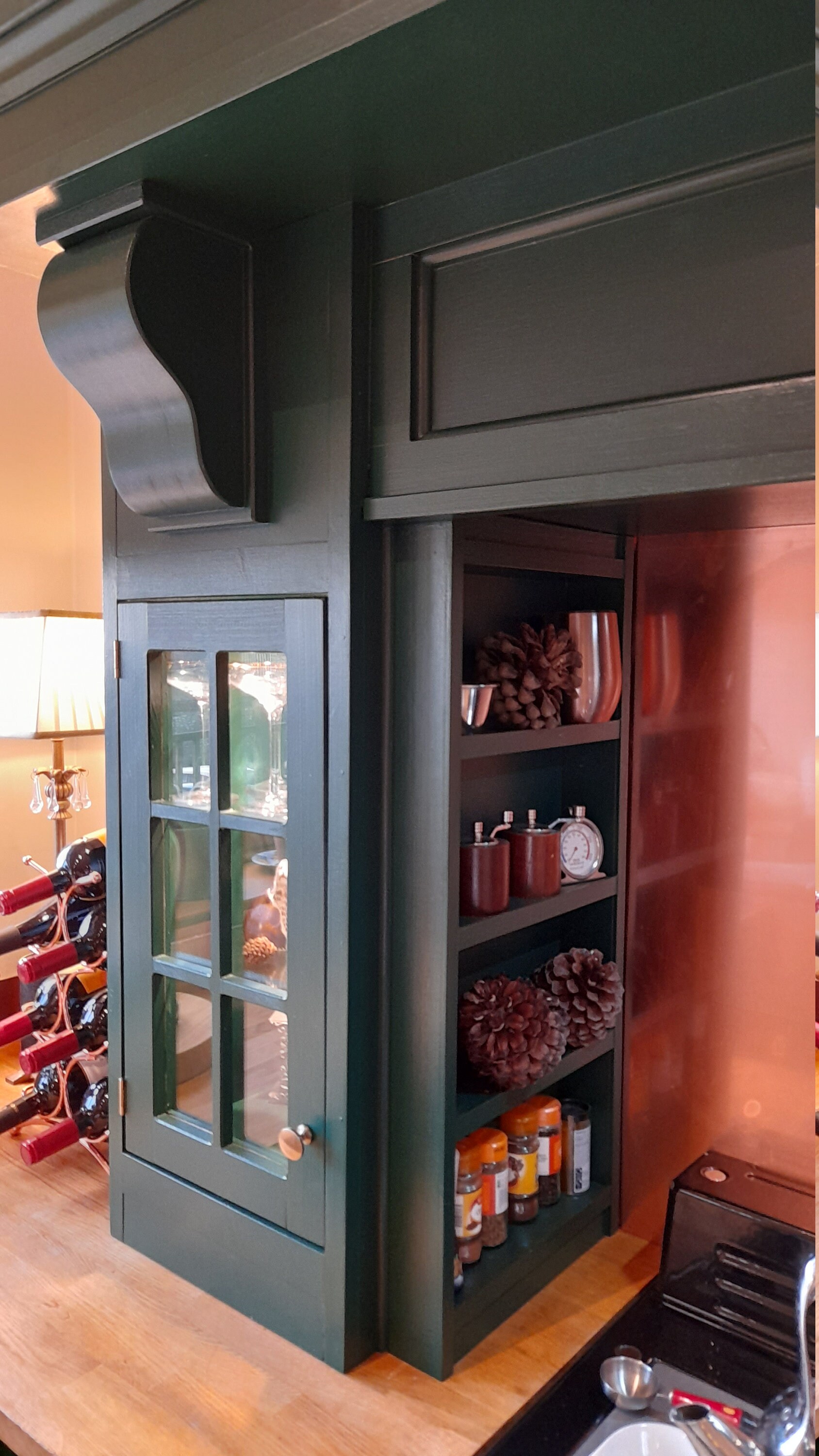 Custom built aga surround designed painted and installed | Etsy