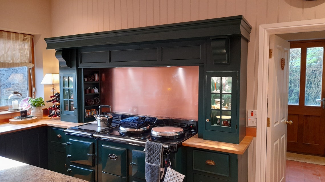 Custom Built Aga Surround Designed and Professionally Spray Painted ...