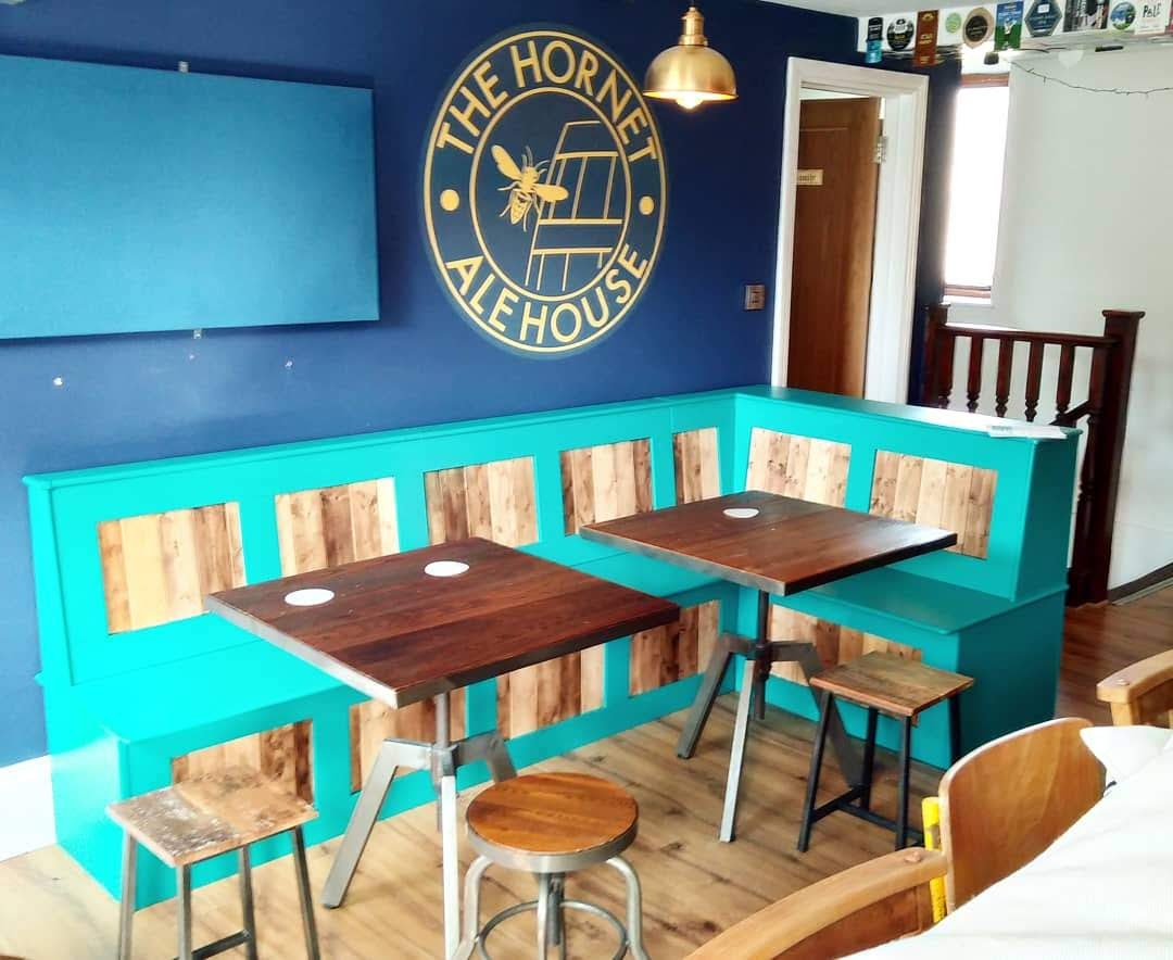 Corner bench with matching table and seat bench set | Etsy