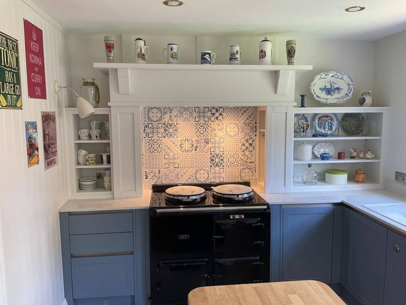 Custom Built Aga Surround Designed and Professionally Spray Painted - Etsy UK
